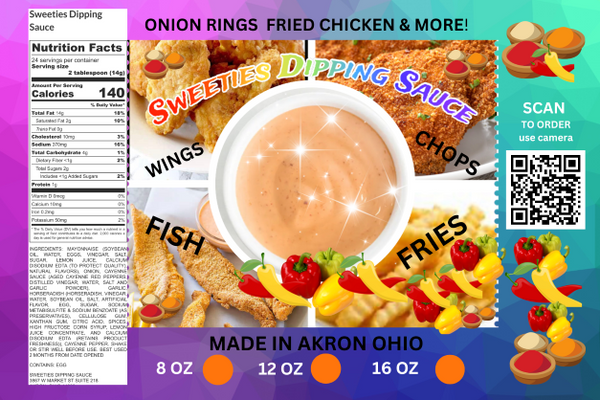 SWEETIES DIPPING SAUCE (12) PACK OF 12 OZ SQUEEZE BOTTLES (CASE ...